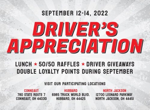 Driver Appreciation Week - Truck World - Conneaut, OH Location - Truck ...