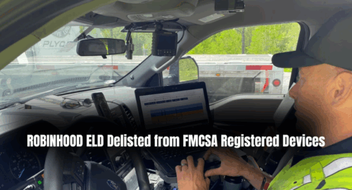 ROBINHOOD ELD Delisted from FMCSA Registered Devices - Truck Drivers USA